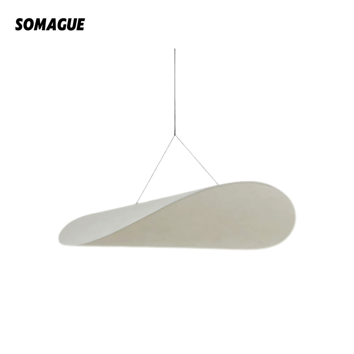 Elys Deco Gallery Art Silk Metal Pendant Light Modern ｜Somague